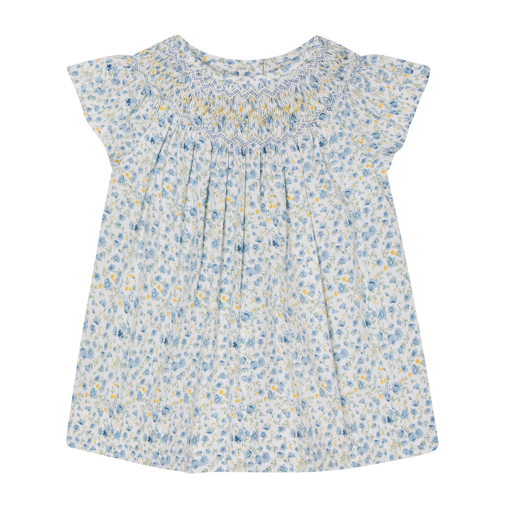 Hand-Smocked Girls Blouse - Ines